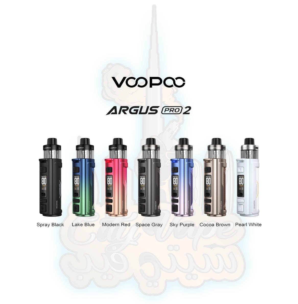 VOOPOO ARGUS PRO 2 – PNP X POD KIT – 80W – 3000MAH – 2ML - Cityvpdxb.com